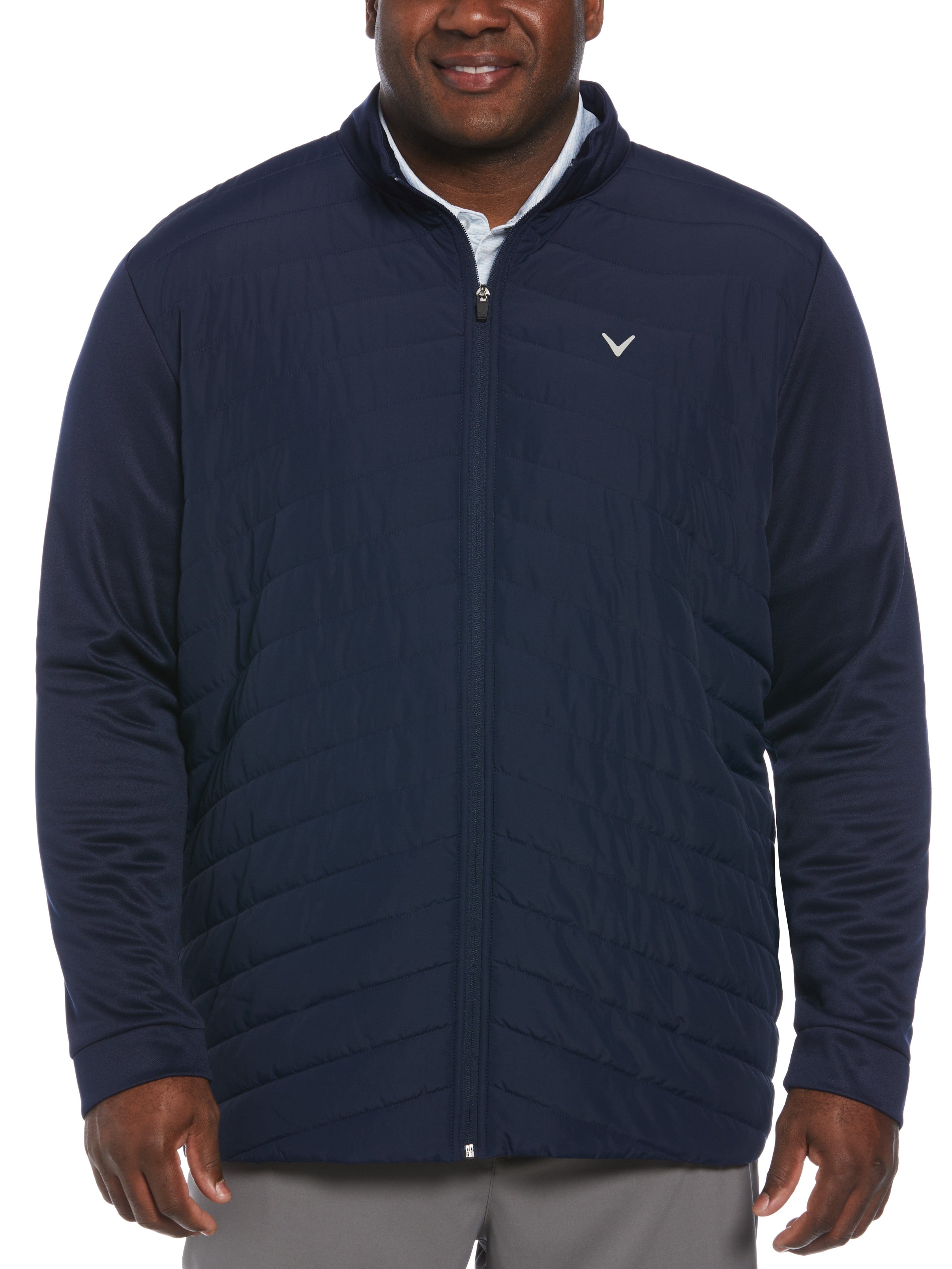 Big & Tall Quilted Golf Jacket – Golf Apparel Shop