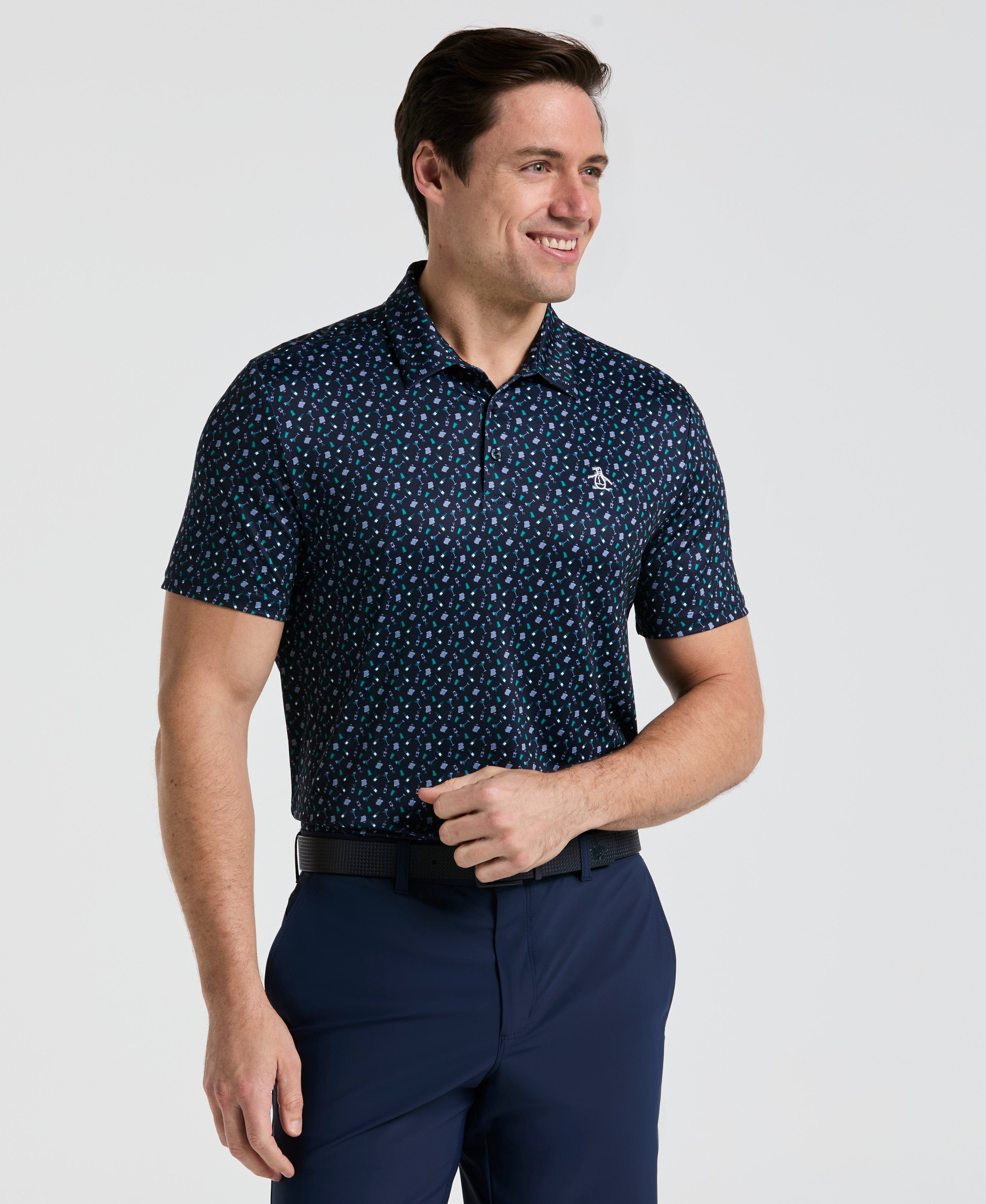 Men's Augusta Menu Print Golf Polo – Golf Apparel Shop