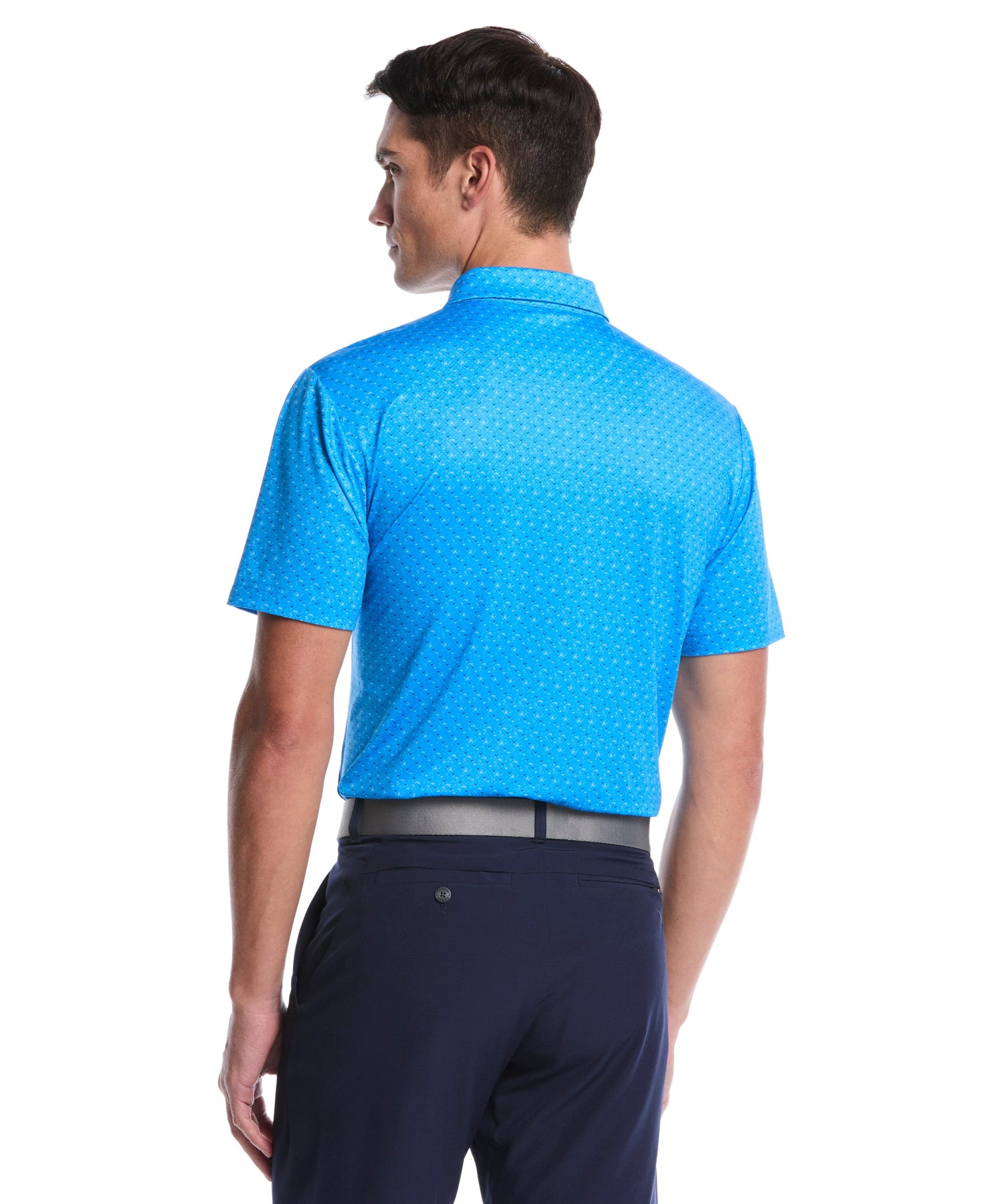 Men's Chevron Print Golf Polo Shirt – Golf Apparel Shop
