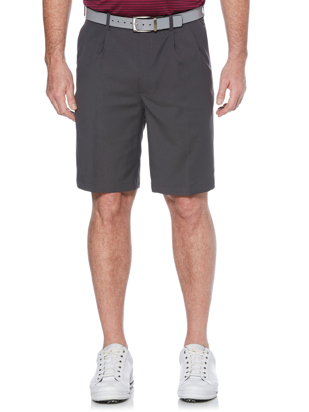 Men's Double Pleat Golf Short with Active Waistband | 9" Inseam – Golf ...