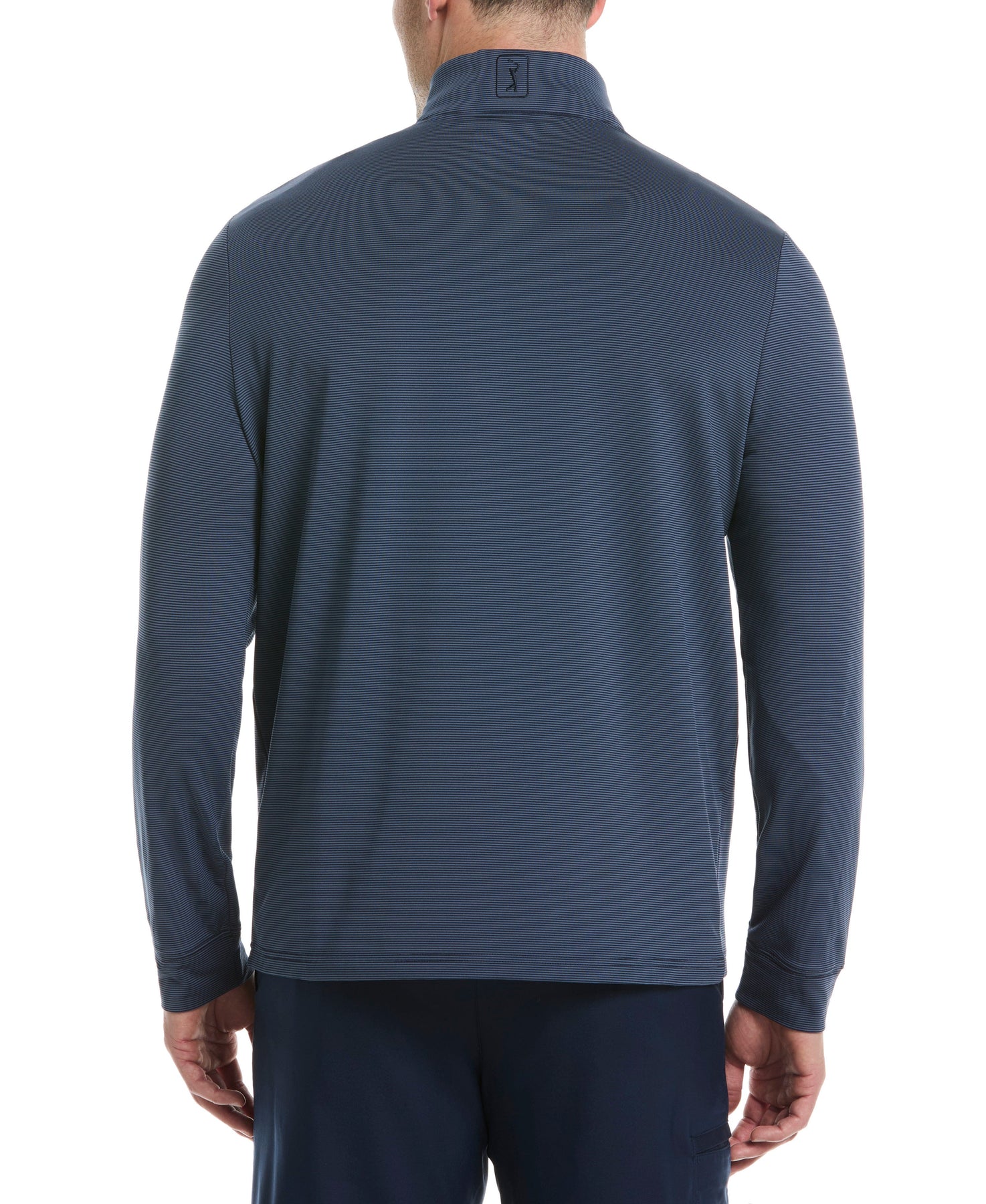 Men's Long Sleeve Feeder Stripe Mock Neck – Golf Apparel Shop
