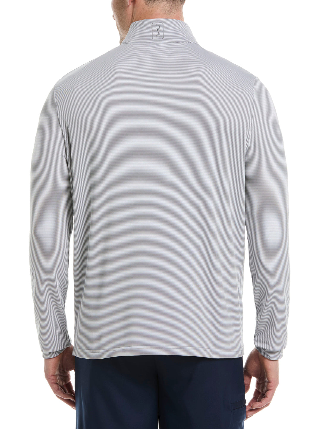 Men's Long Sleeve Feeder Stripe Mock Neck – Golf Apparel Shop