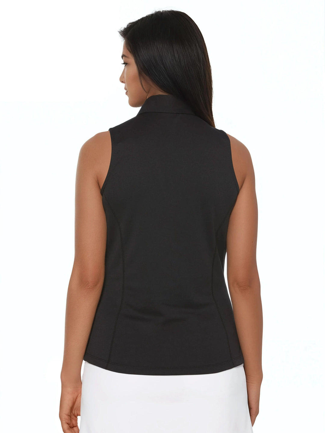 Women's AirFlux™ Solid Sleeveless Golf Polo – Golf Apparel Shop