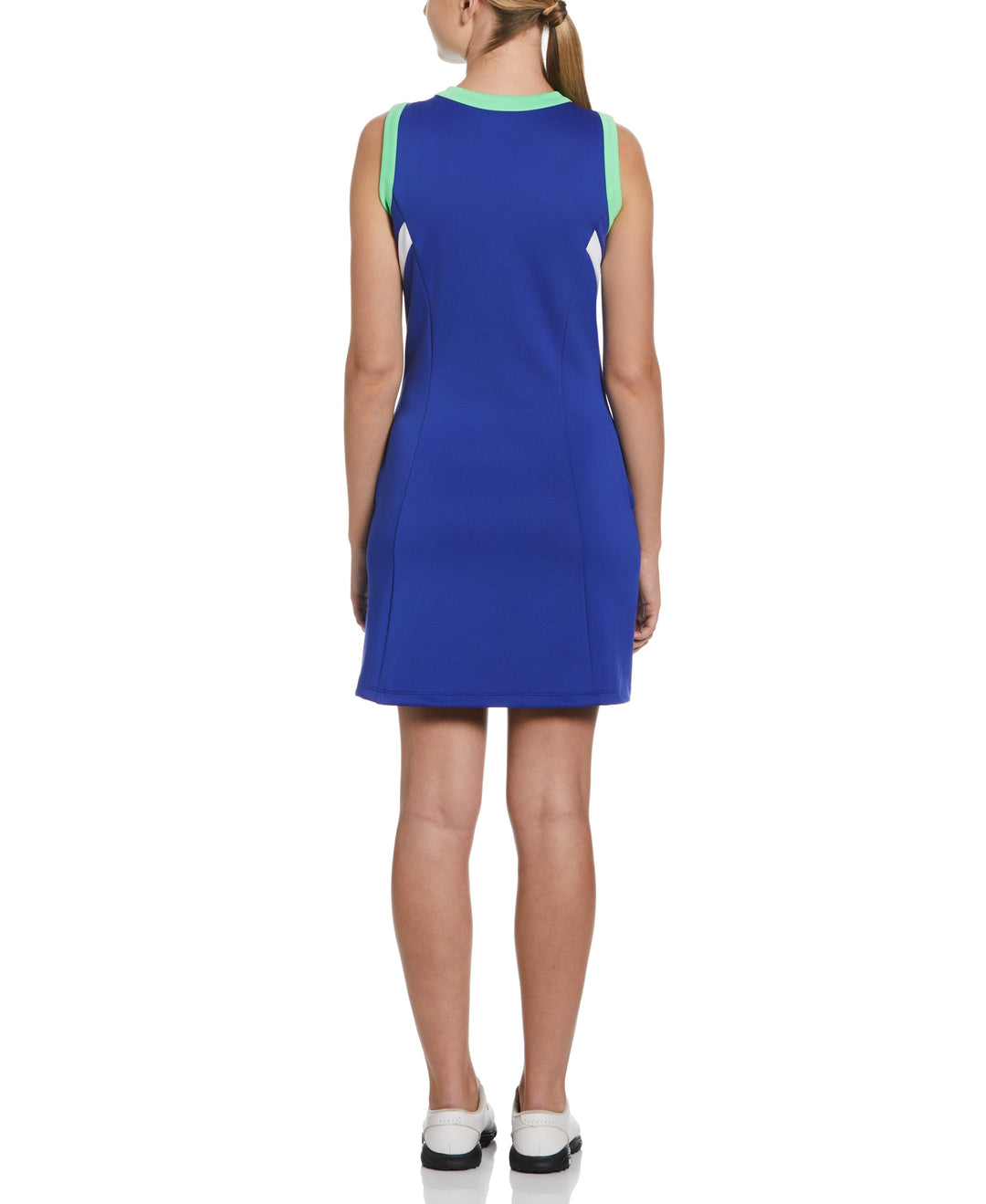 Women's Color Block Flounce Golf Dress – Golf Apparel Shop