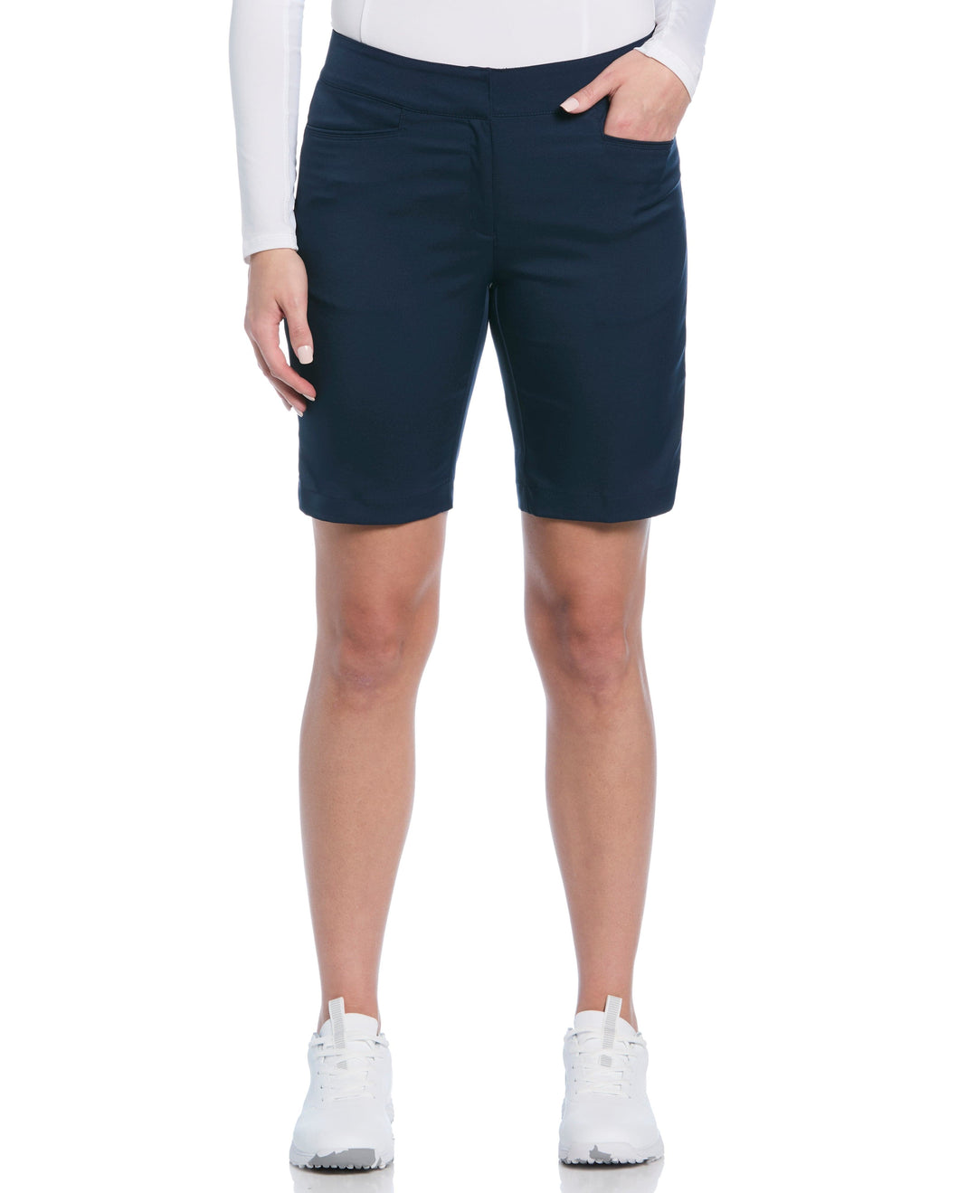 Women's Stretch360 Golf Short with Comfort Stretch Waistband | 9.5" In ...